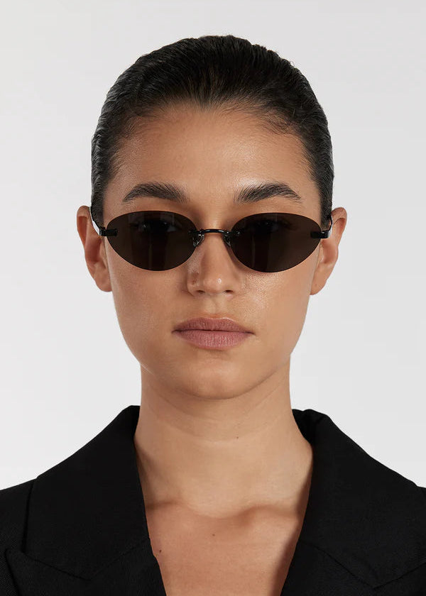Elisa Johnson Trinity Sunglasses - Gloss Black | Vincent Park | Vancouver Canada