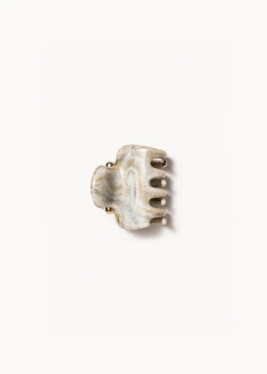 Undo 1.5" Claw Clip - Green Marble | Vincent Park | Vancouver Canada